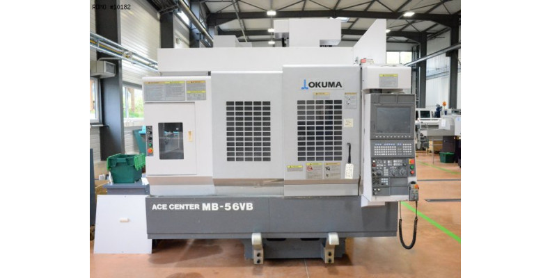 Vertical machining center OKUMA MB 56 VB 3 axes (10182) Used Machine ...