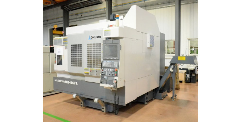 Vertical machining center OKUMA MB-56VA 3 axes (8752) Used Machine ...